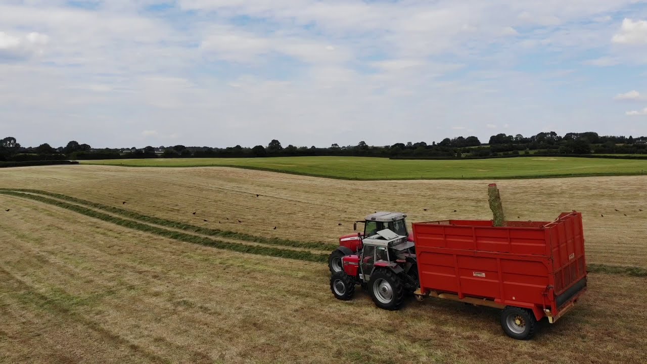 Bracken’s Old School Silage 2020 - YouTube