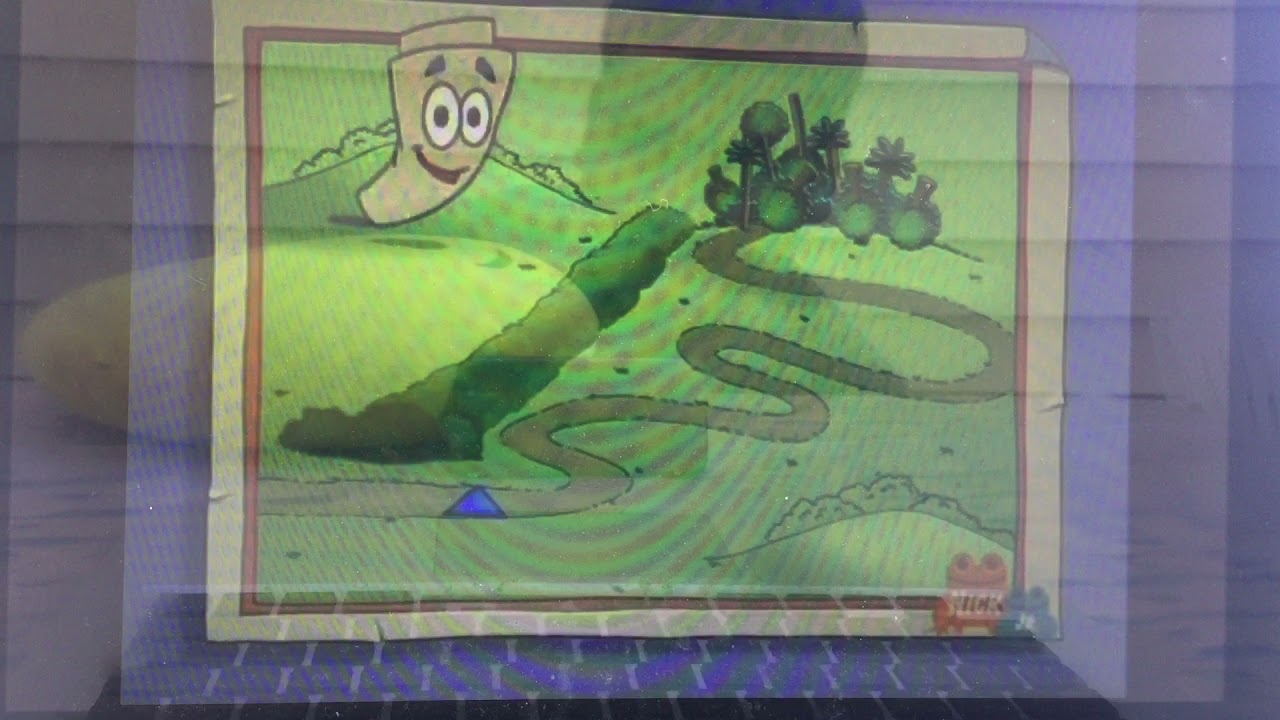 Dora Jumping up and down on the blue triangle to find the short cut to ...