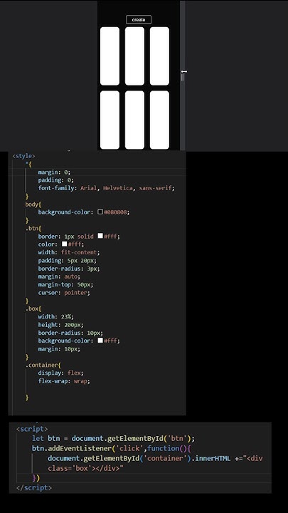 create div in js #shorts - YouTube