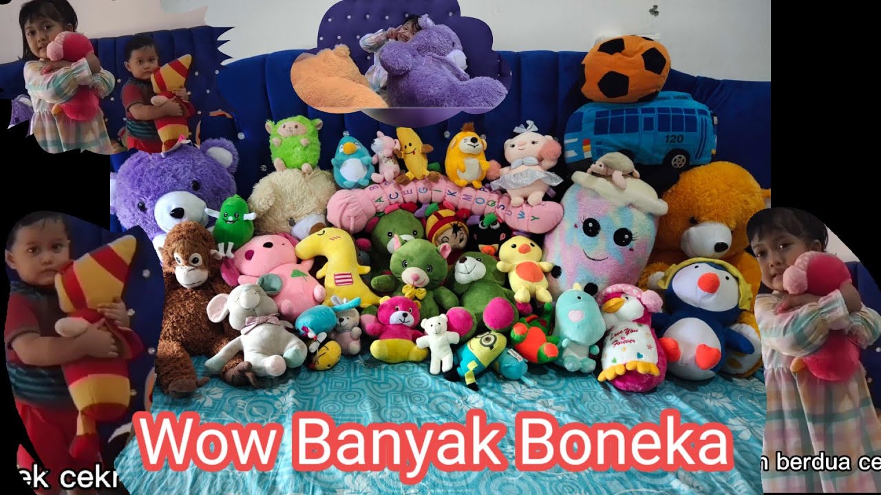 Wow Banyak Boneka | Mainan Boneka | Hasil CAPIT BONEKA | Boneka Bear ...