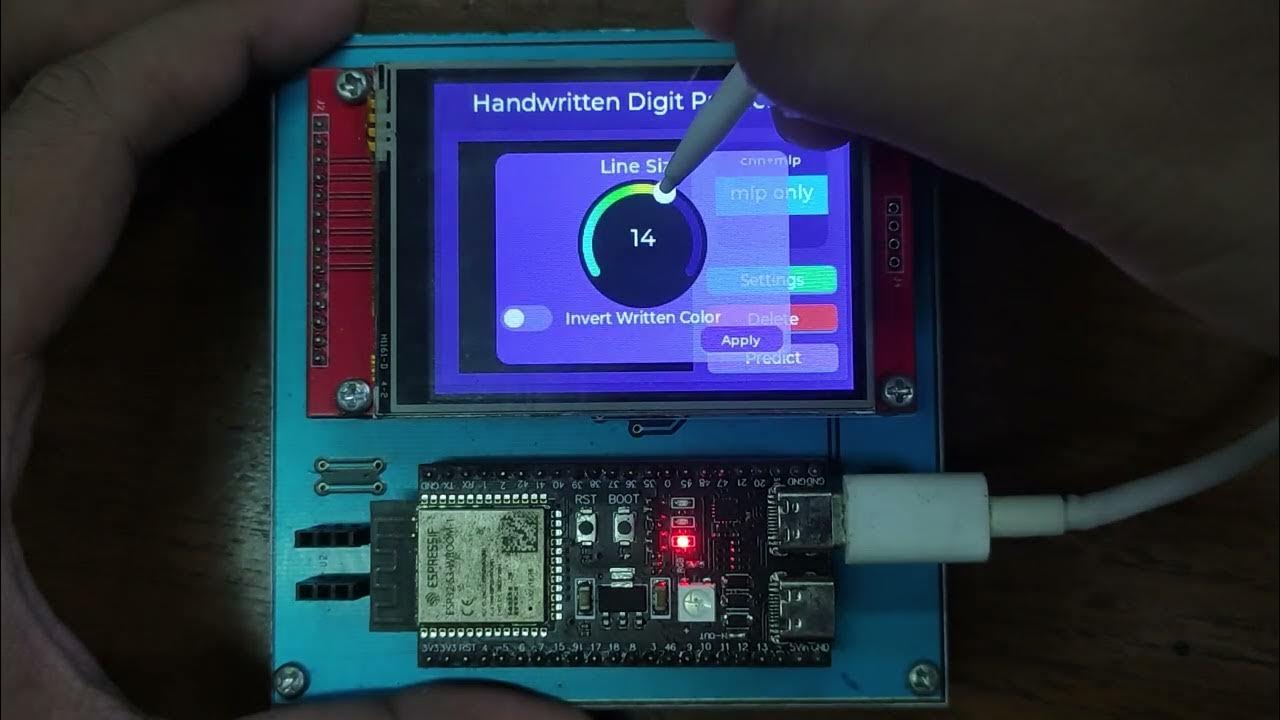 ESP32S3 Handwritten Recognition Project - YouTube