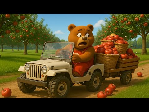 What Made the Bear Panic on His Apple Run? – Farm Work | Pogo Farm