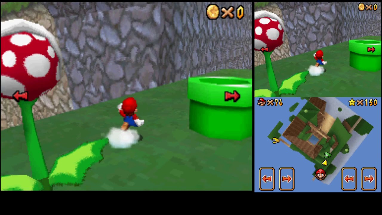[SM64DS] THI Pluck the Piranha Flower 24.80 Mario - YouTube