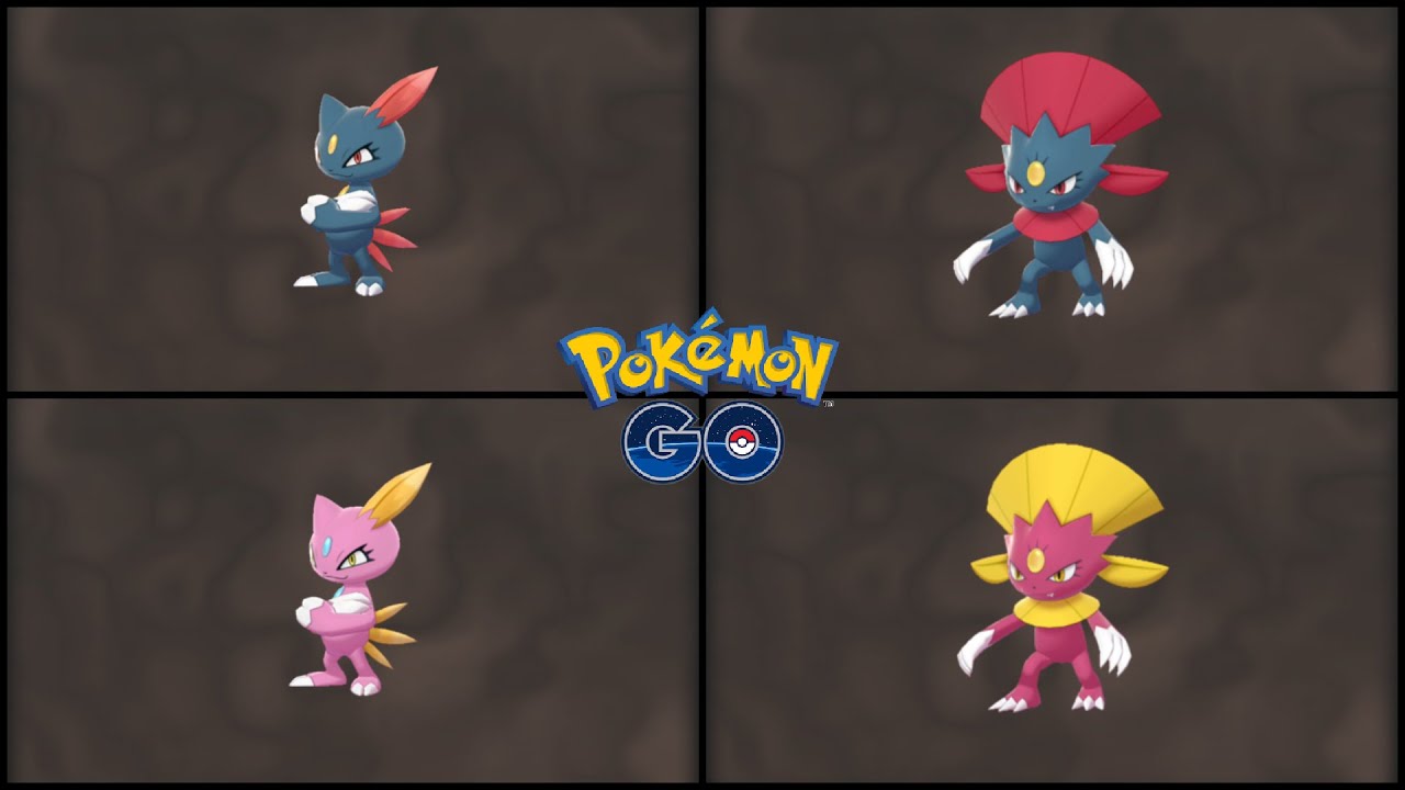 Pokemon Go: Evolving Sneasel into Weavile & Catching and Evolving Shiny ...