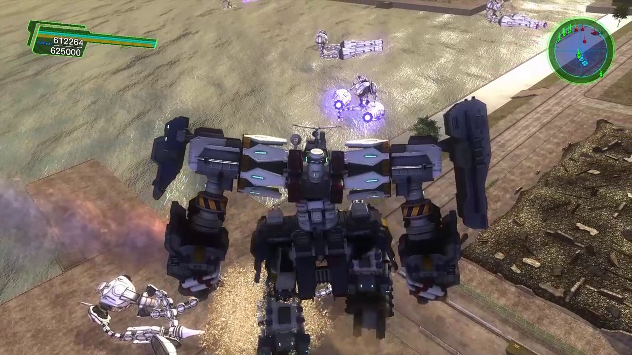 EDF Earth Defense Force 4.1 Mission 18 Artillery Balam Style Inferno ...