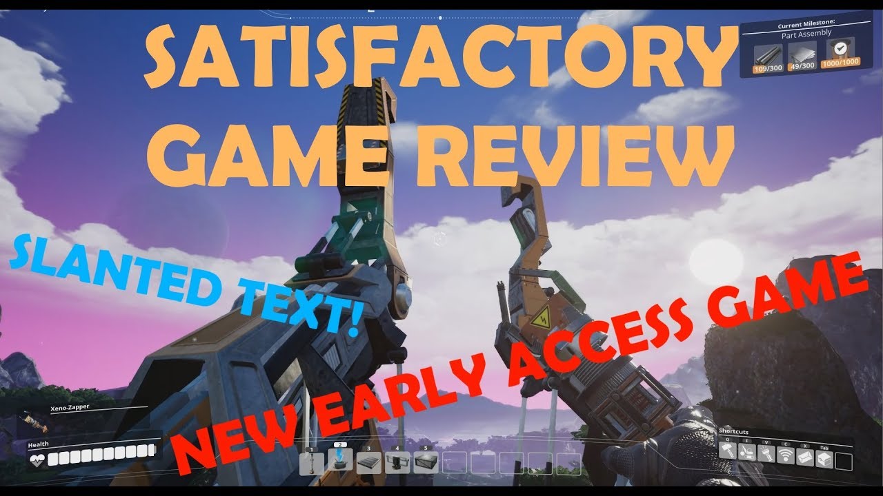 Satisfactory Review - Early Access Initial Release - YouTube