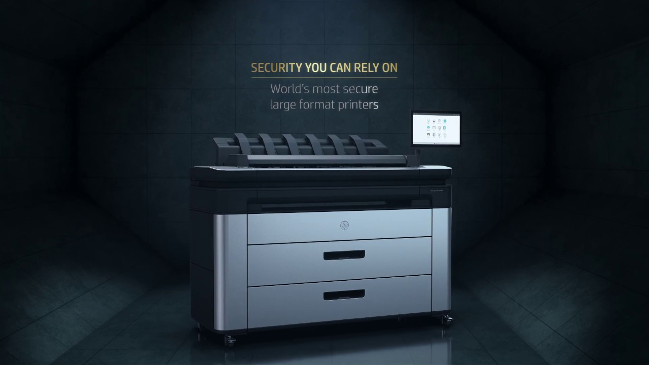 HP DesignJet XL 3600 MFP 36" Multifunction Printer with Scanner - YouTube