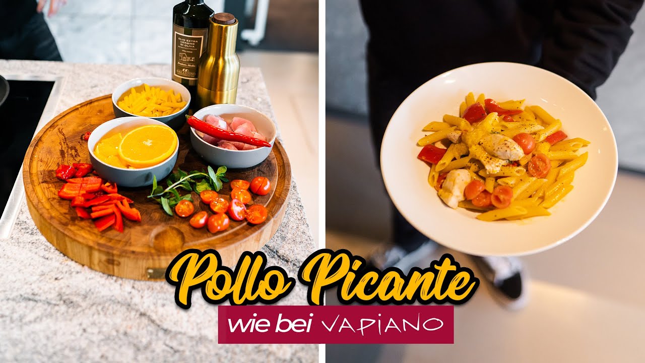 Pollo Piccante wie bei Vapiano | AM Kitchen - YouTube