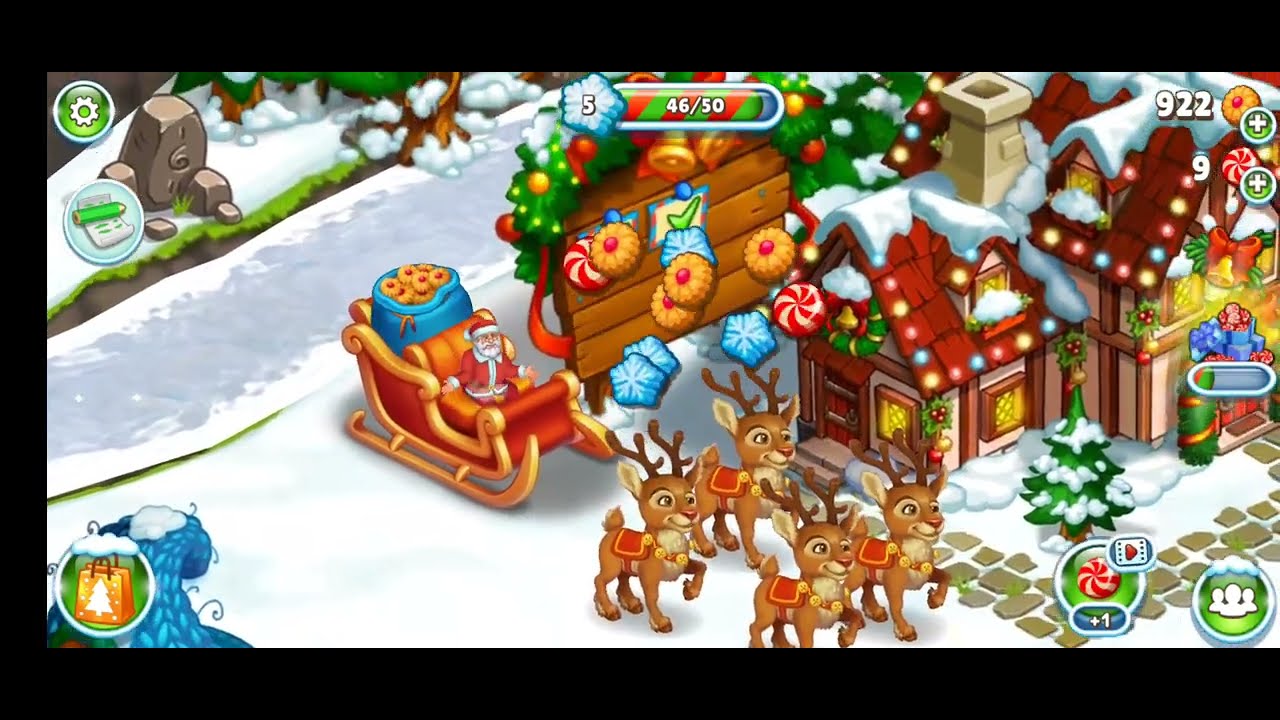 New Year..Farm Snow-Santa Family Story game new version..Cristamas ...