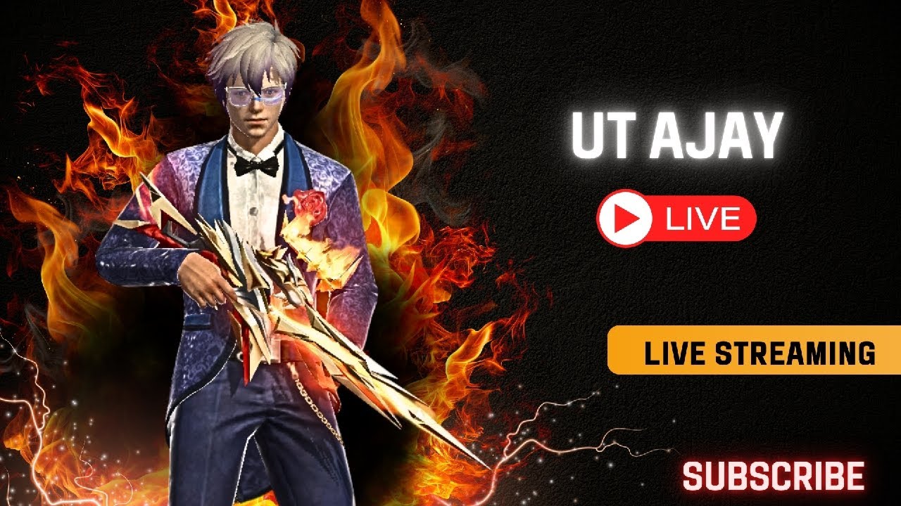 UT AJAY Live || FREE FIRE MAX || Only Br rank pushing#freefirelive# ...