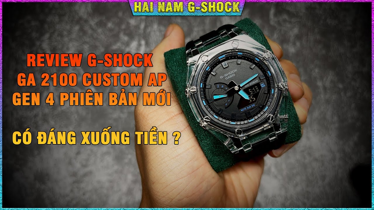 Video thực tế G-Shock GA 2100 Custom Ap Gen4 | GA 2100 | GA-2100 ...