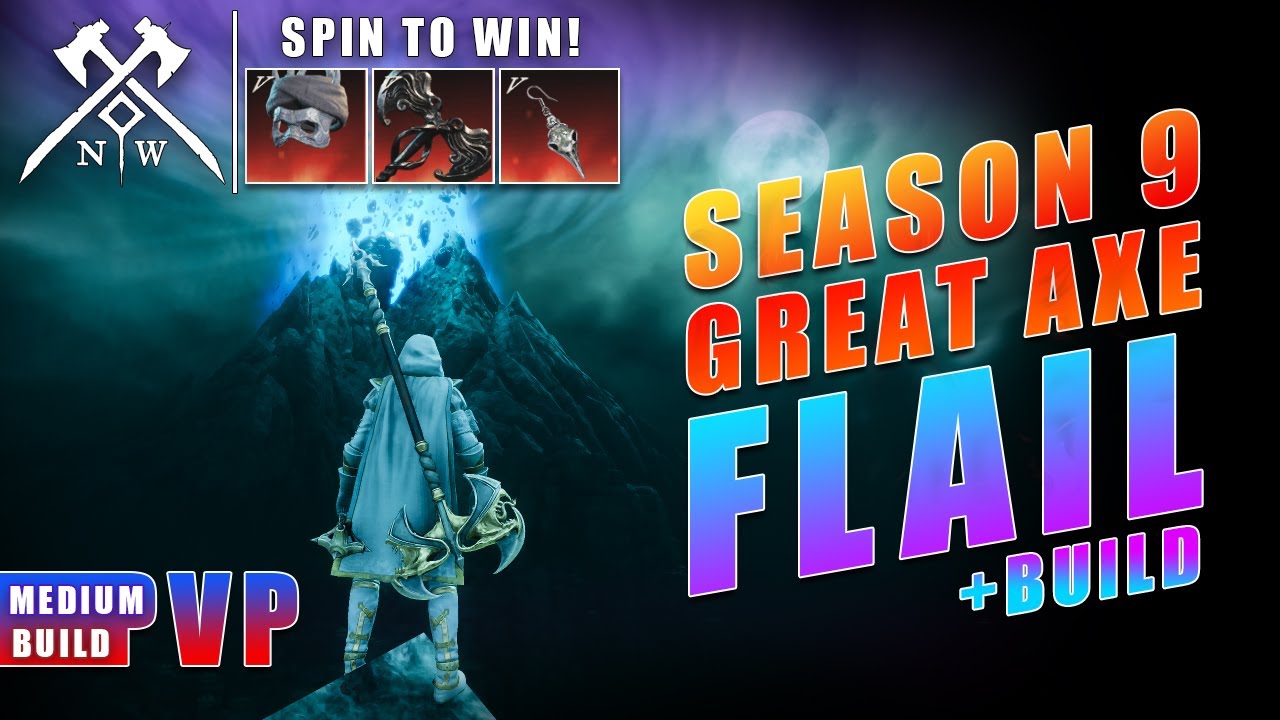 New World Aeternum 🔥PVP🔥 Great Axe [Tempest Fury] Flail + Build #1vx ...