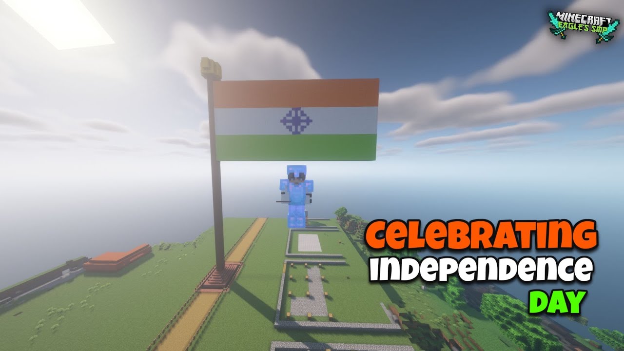 Celerating Independence Day In Minecraft SMP💖 - YouTube