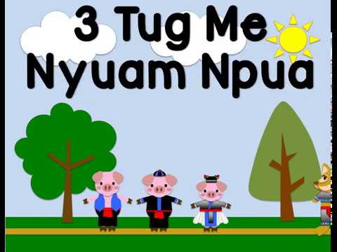 3 little pigs Hmong 1 - YouTube