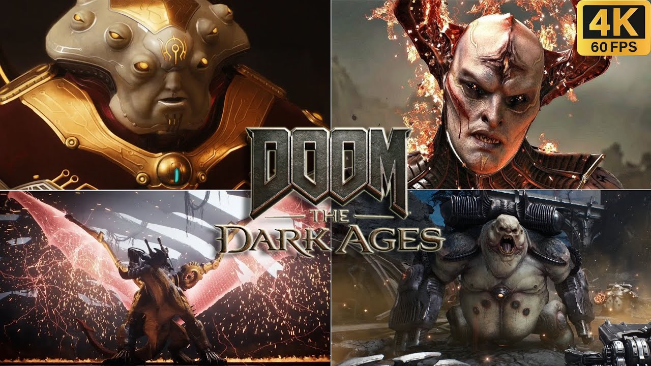 DOOM: The Dark Ages all Bosses (4K )60 FPS - YouTube