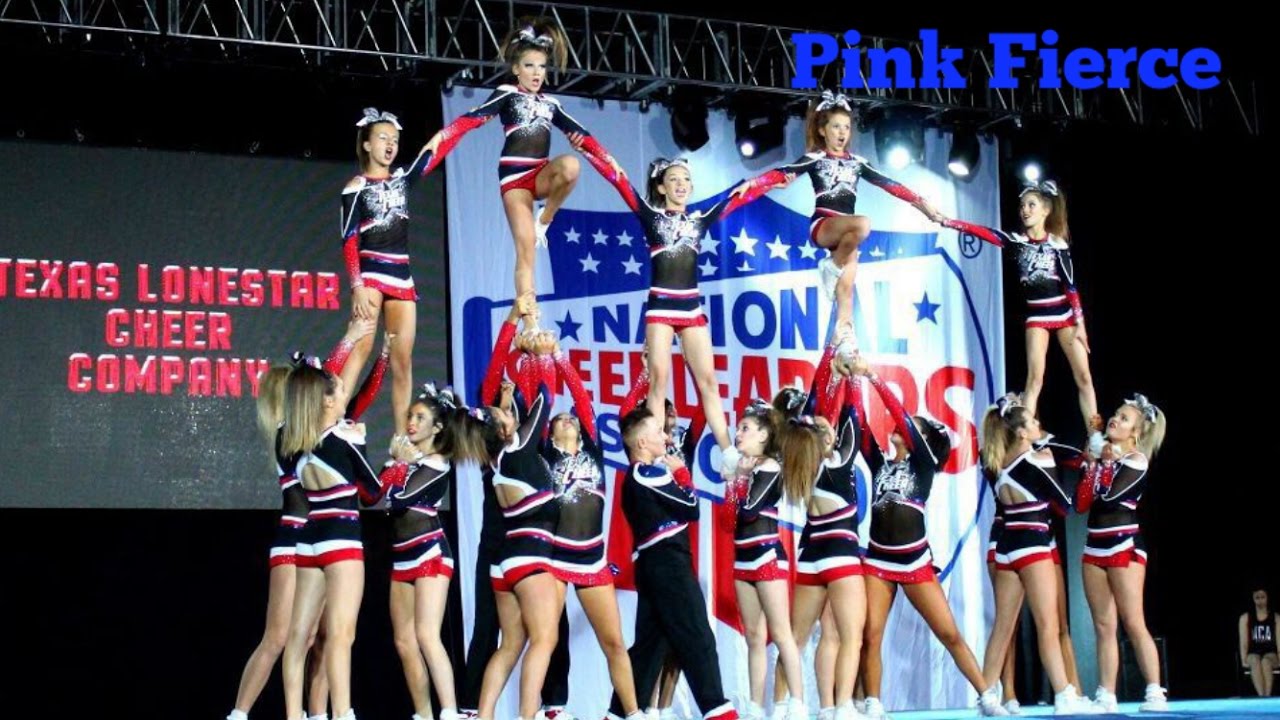 Texas Cheer Pink Fierce-NCA 2017 - YouTube