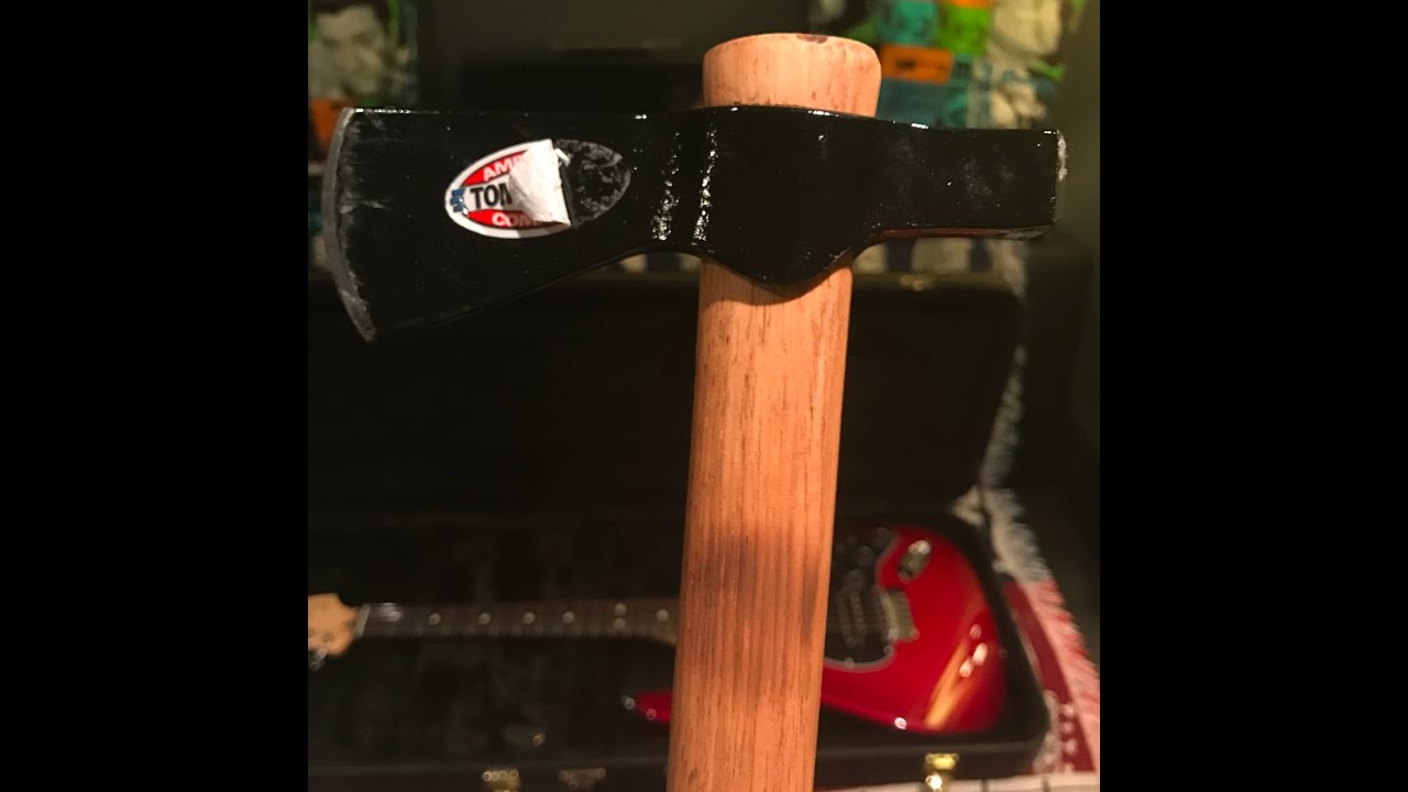 Cold steel Trail Hawk Tamahawk axe mods modifications Part 2 "The ...