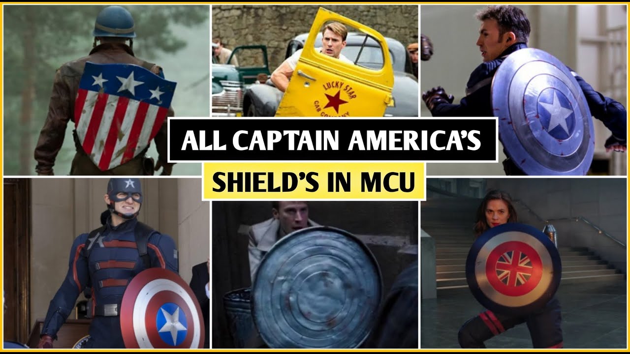 All Versions of Captain Americas Shield in MCU #marvel #mcu # ...