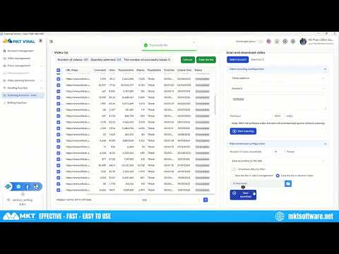 UID TIKPRO| Scan TikTok Videos | Extract Viral Content Automatically| MKT Software