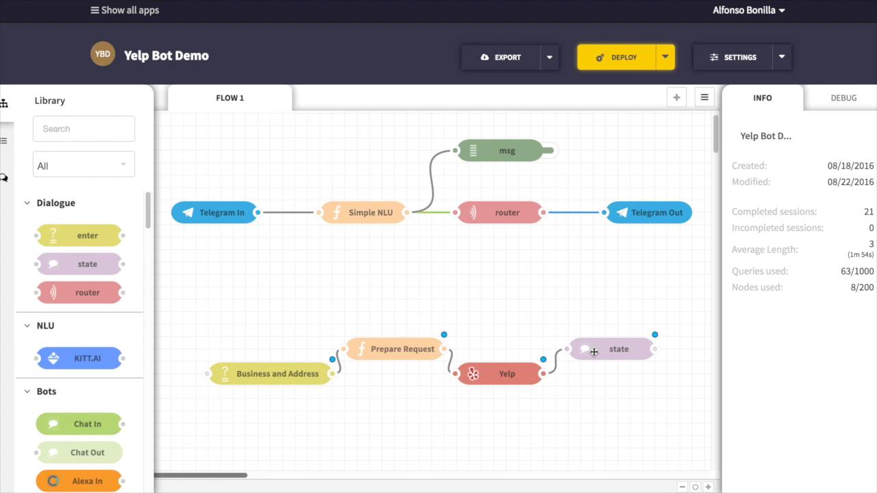 Telegram Yelp Inline Bot Walkthrough - YouTube