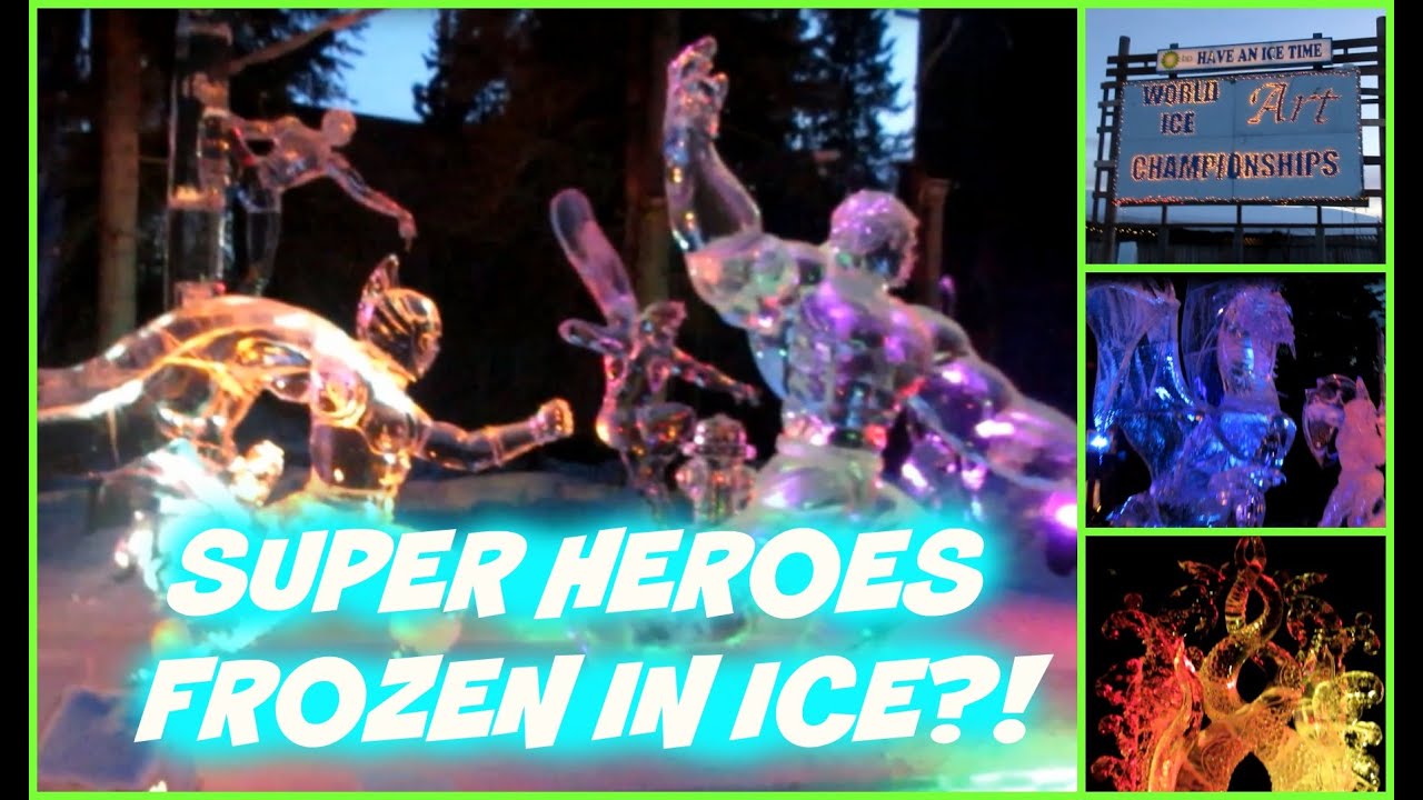 SUPER HEROES FROZEN IN ICE?!?! - YouTube