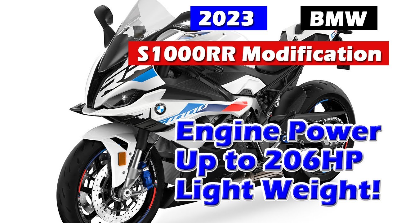 New BMW S1000RR Modification 2023 | Engine Power Up to 206HP, Light ...