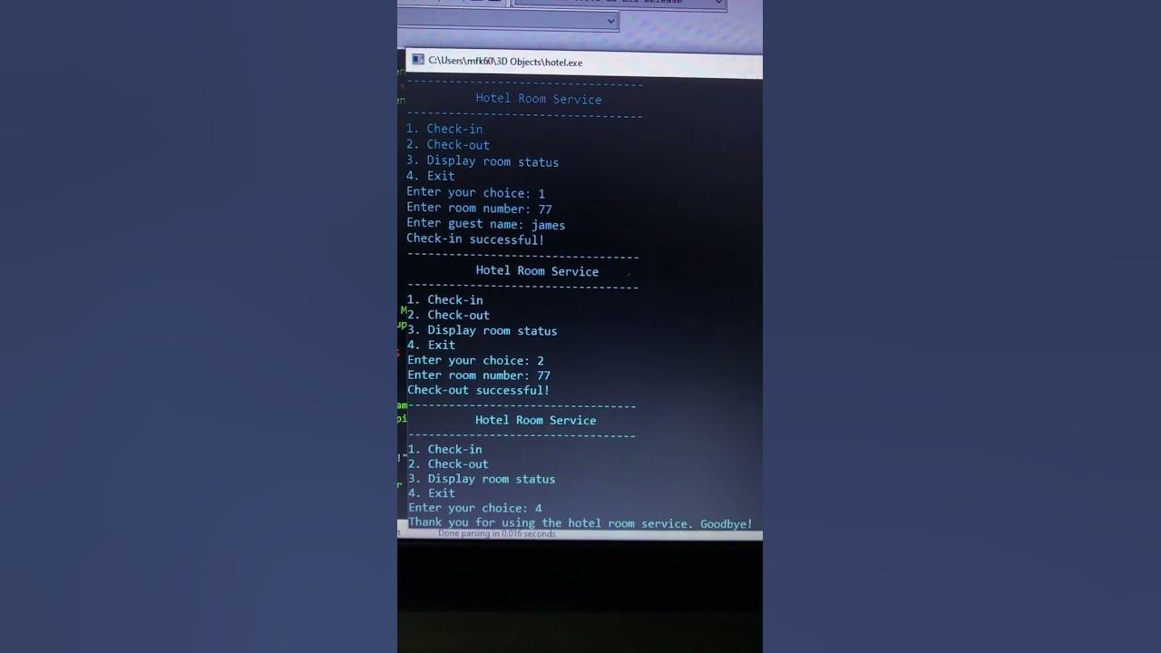 Hotel Check In C Coding Cpp Code Codemasters Codinglife