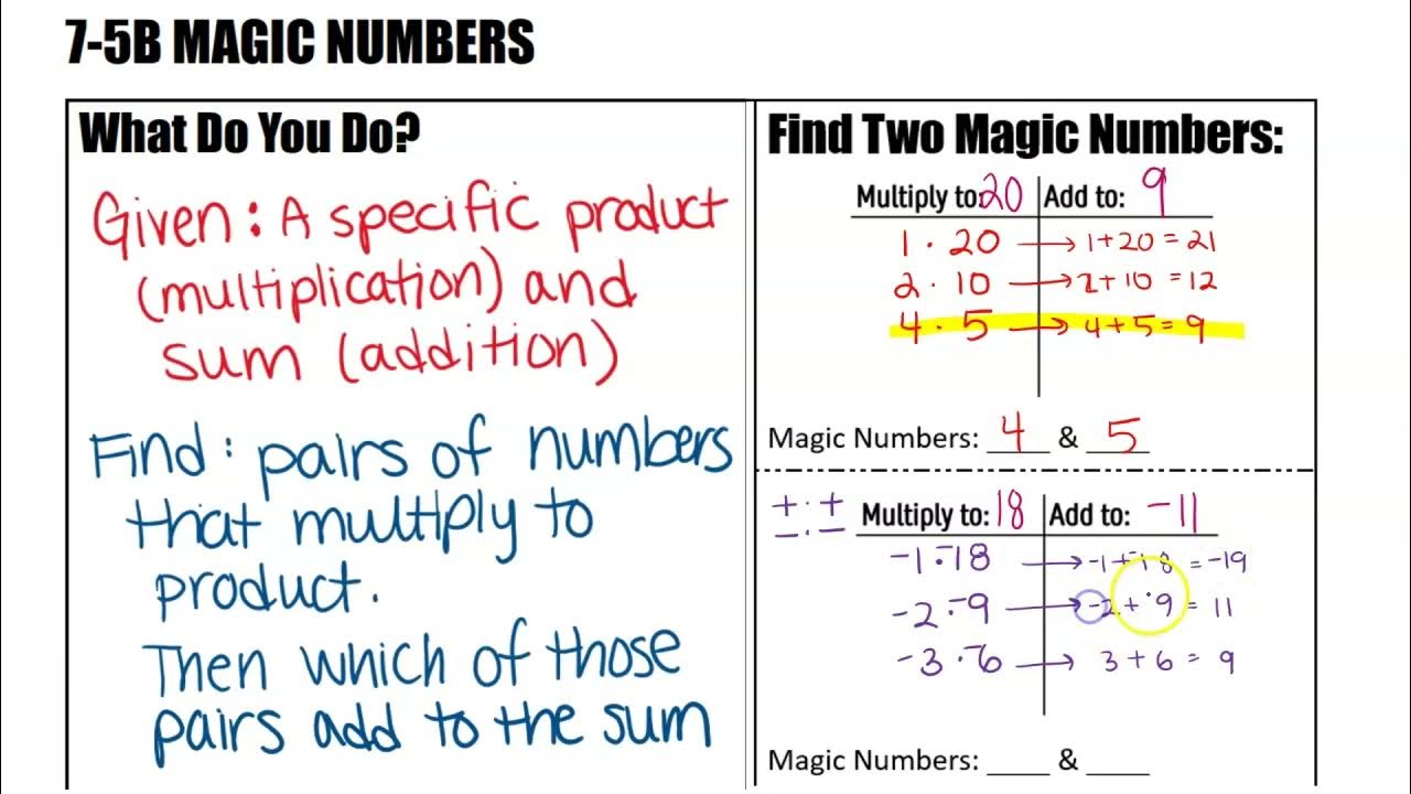 7-5B Magic Numbers - YouTube