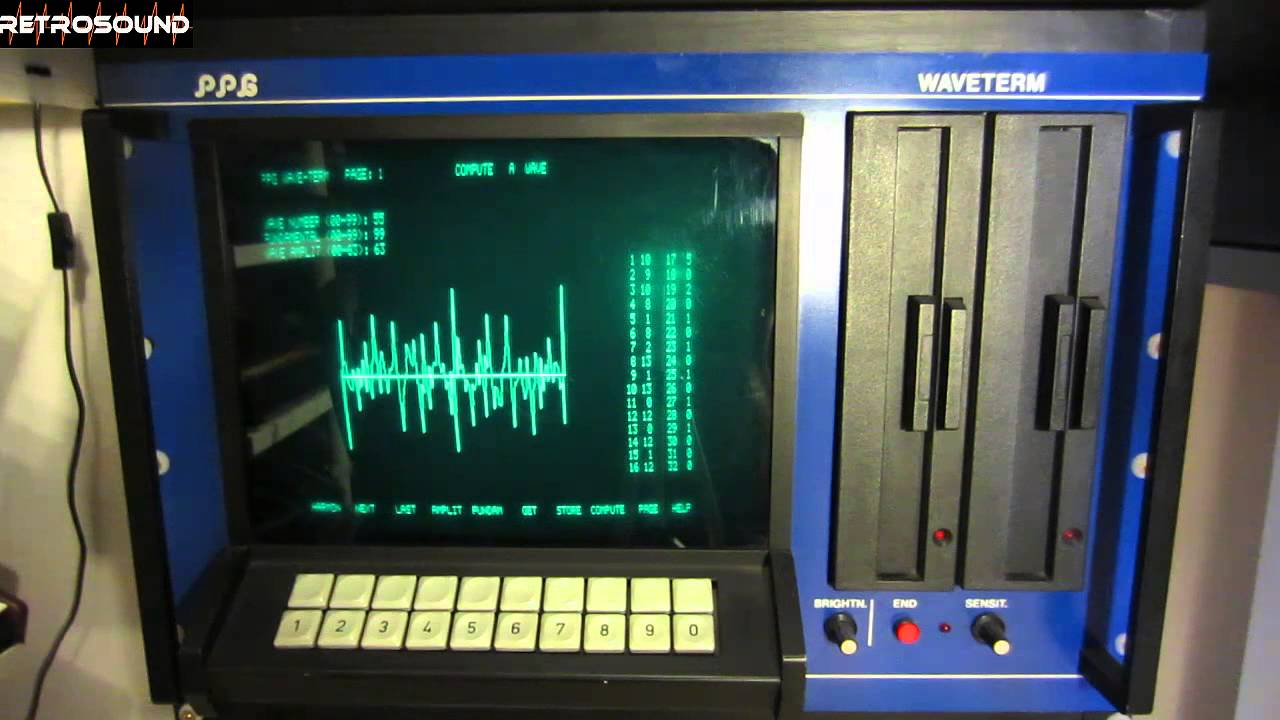 PPG Waveterm A System (1982) wave demo - YouTube