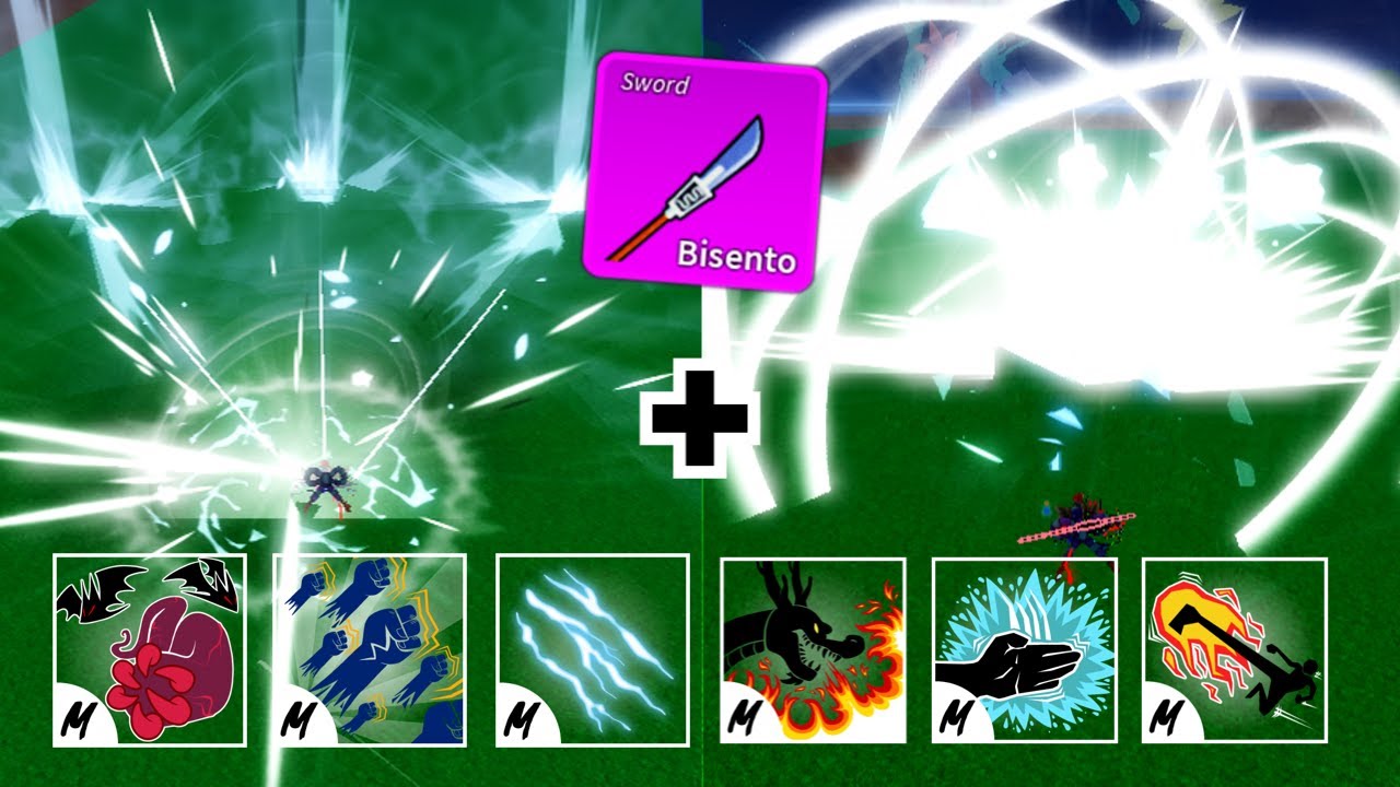 Best Bisento + EVERY FIGHTING STYLES Combos! | Blox Fruits - YouTube