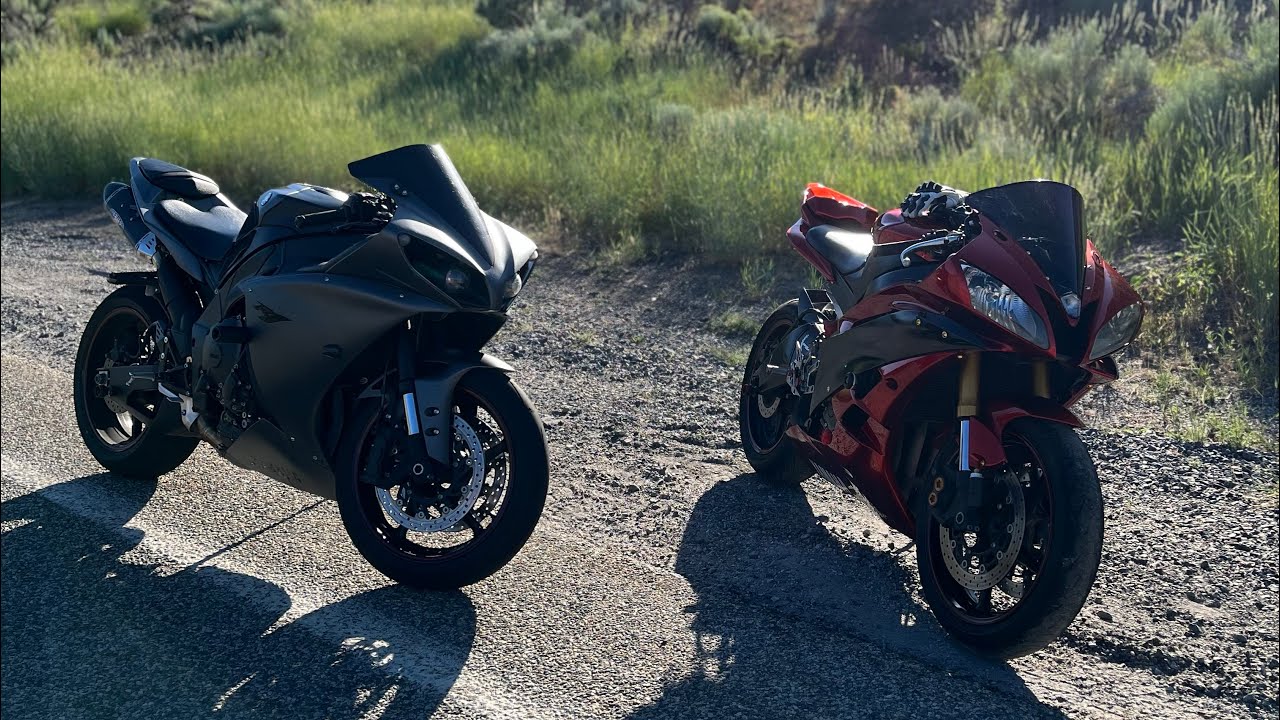 FAST RIDE WITH A R1 DOWN THE CANYON 🔥 - YouTube