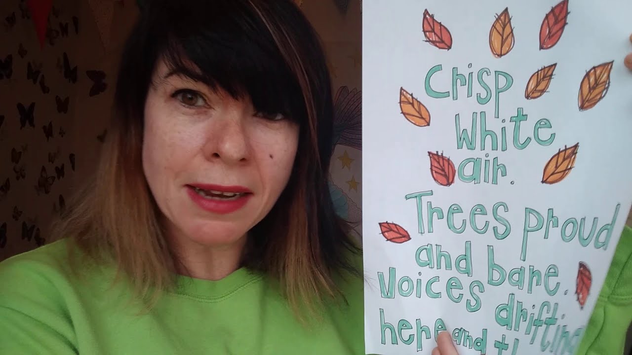 Window poem- words you can put on your window to tell story - YouTube