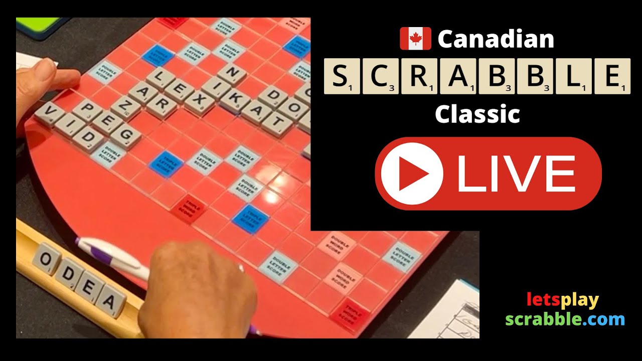 Canadian Scrabble Classic LIVE (Games 4-7) - YouTube