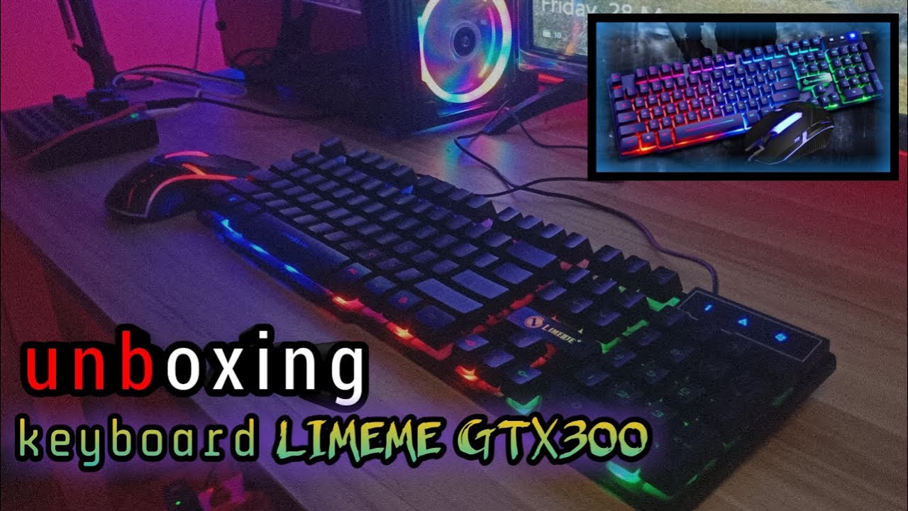 UNBOXING KEYBOARD GAMING MURAH LIMEME GTX 3000 I TOFA ENTERTAINMENT ...