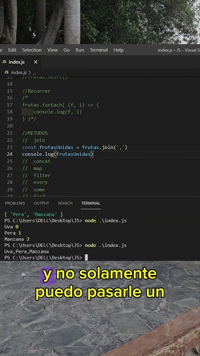 Javascript - Join (Unir arreglos en string) #gypz24 #gypz #dev # ...