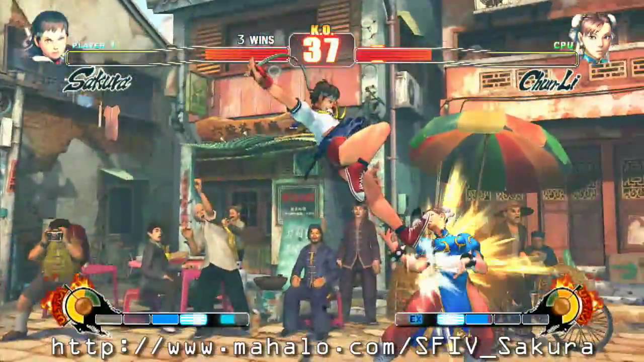 Street Fighter IV - Sakura's Ultra Combo HD - YouTube