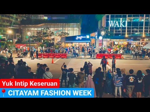 Citayam Fashion Week at Night [Jakarta Walk 4K] | Situasi Terkini di ...