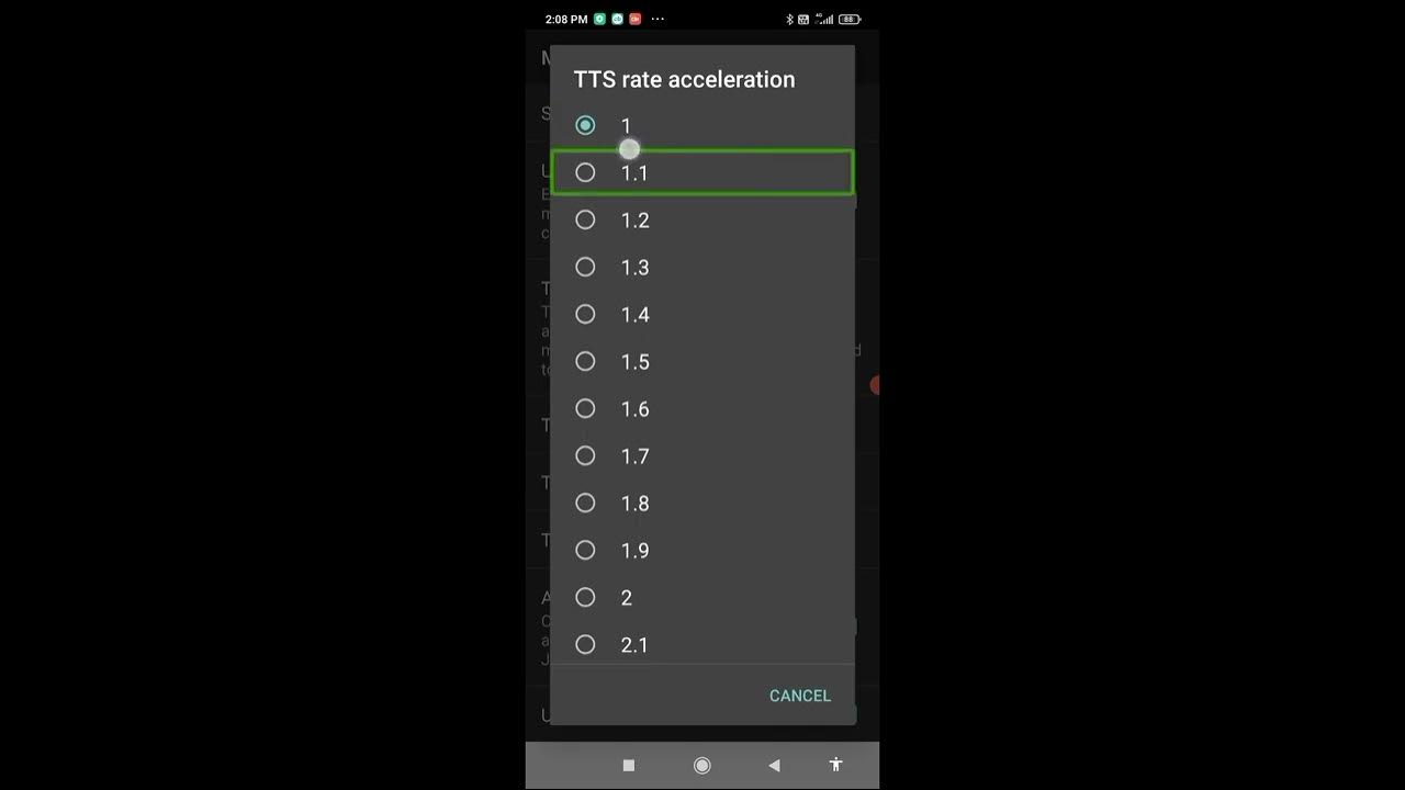 CSR Part 3, TTS Settings, commentary screen reader TTS settings completely explained - YouTube