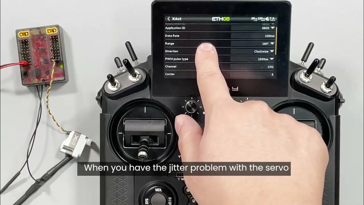 FrSky ETHOS Xact FBUS Servo Device Configuration - YouTube