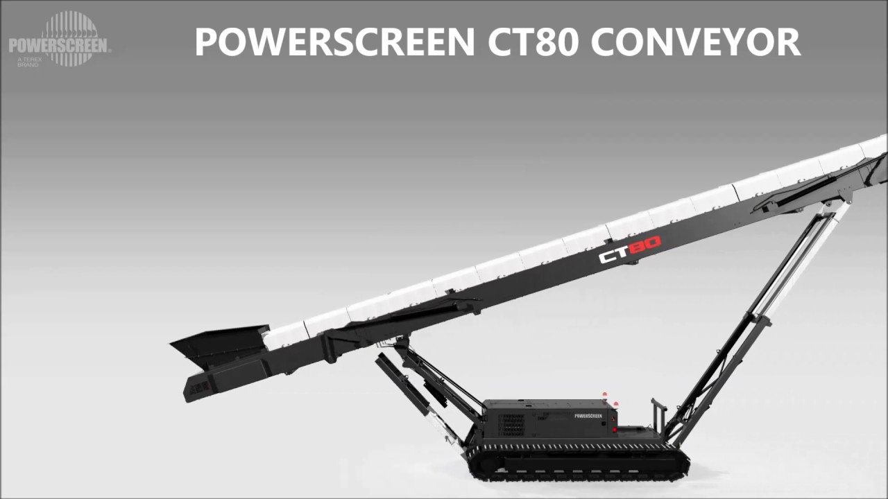 Powerscreen CT65 & CT80 Conveyor Range Animation - YouTube