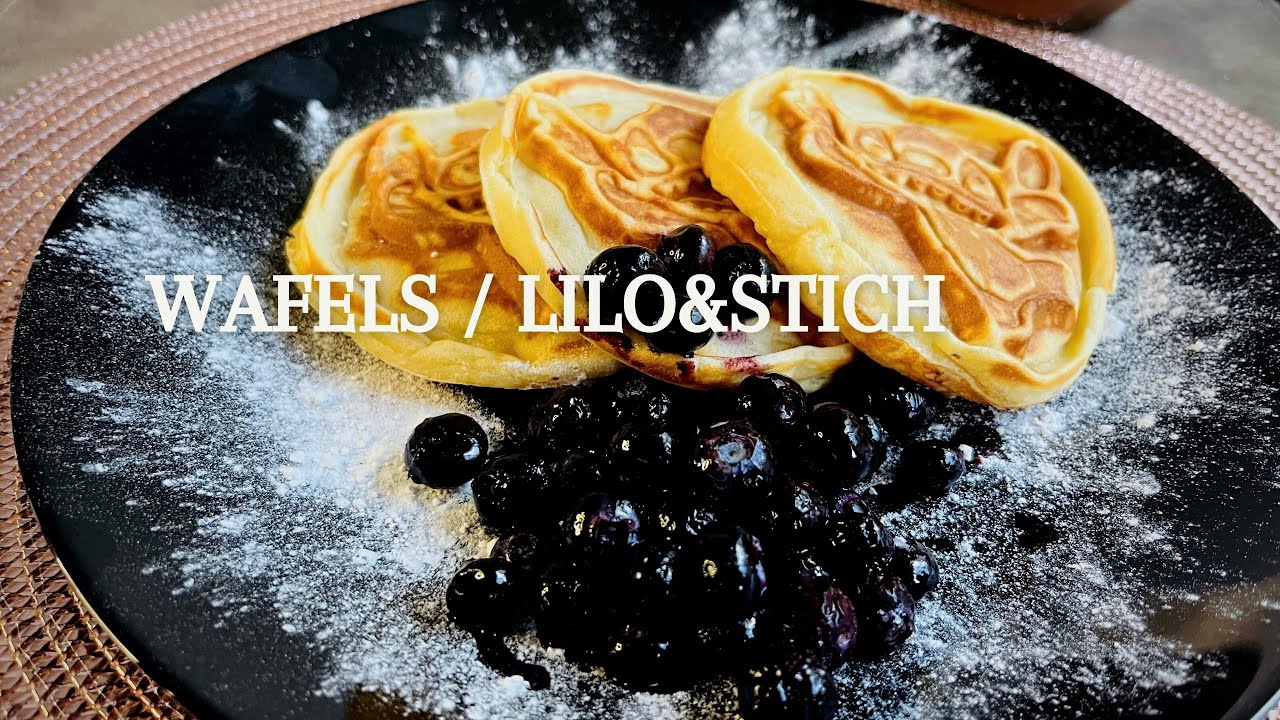 WAFELS / LILO&STICH WAFELS / WAFFLES 🧇 ZO LEKKER 😍😋 - YouTube