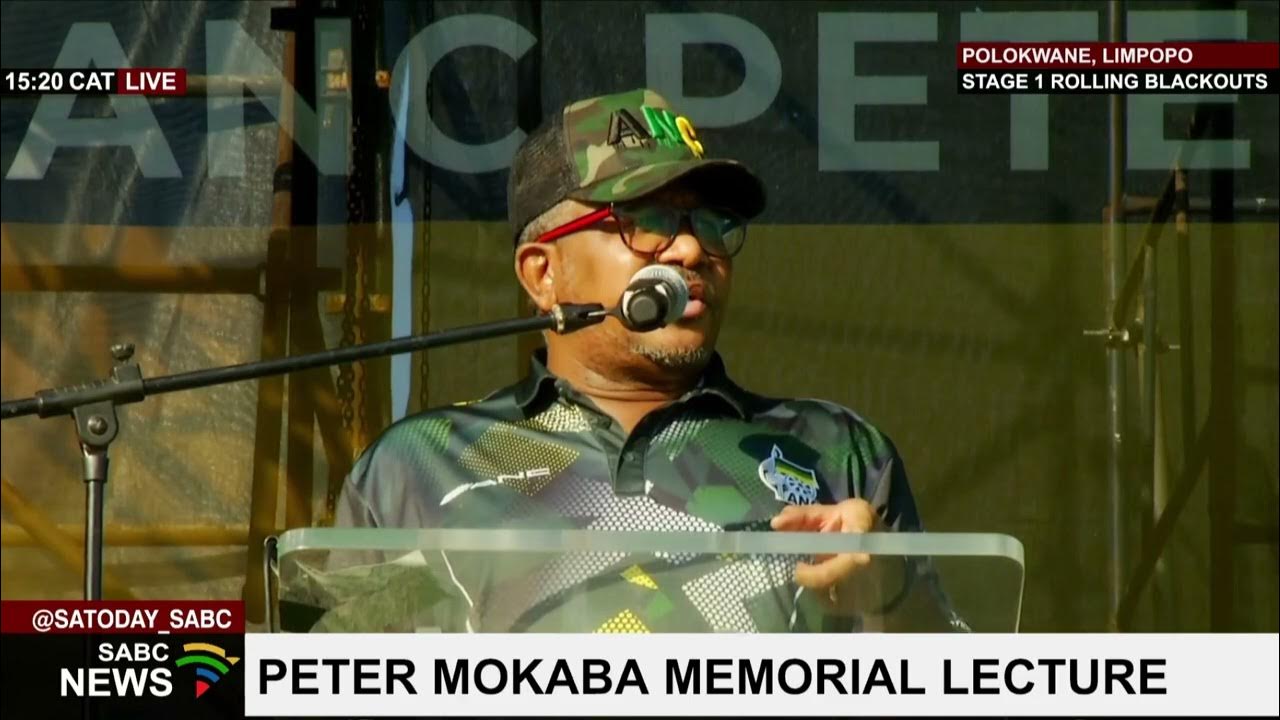ANC SG Fikile Mbalula addresses the Peter Mokaba memorial lecture in Polokwane - YouTube