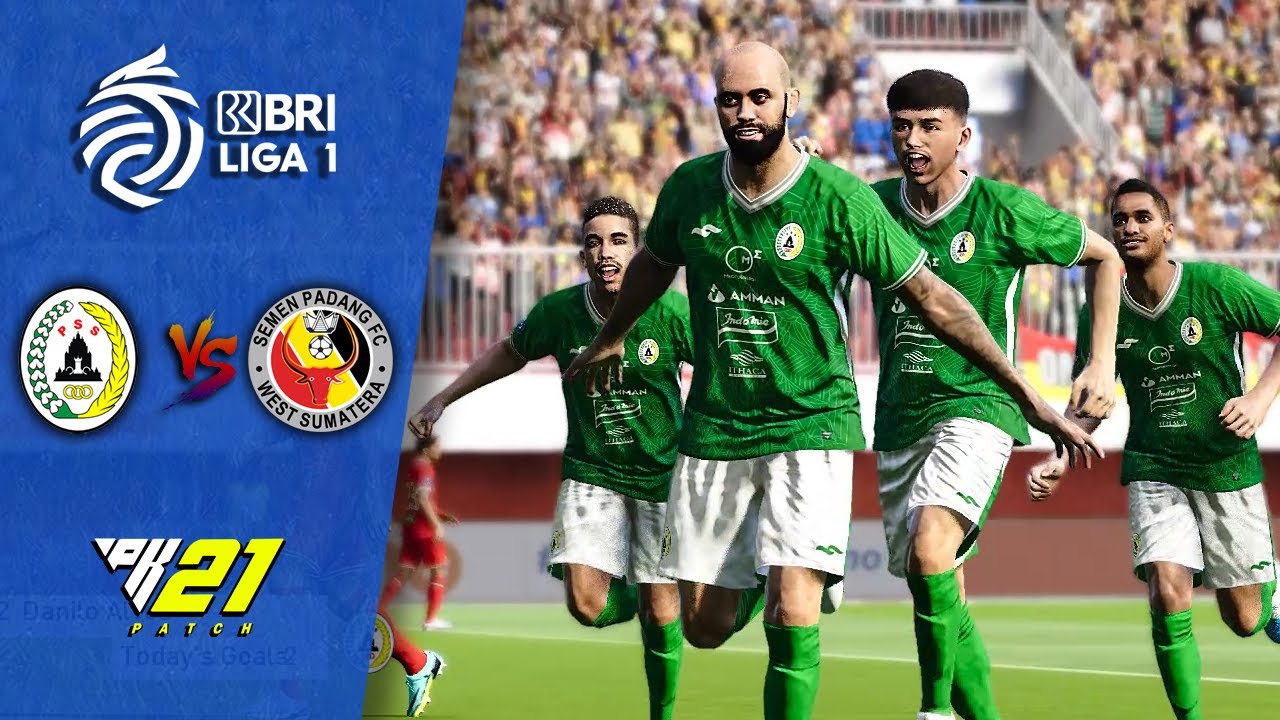 PSS SLEMAN VS SEMEN PADANG BRI LIGA 1 MATCH PES 2021/SPFL24 PK21 PATCH ...