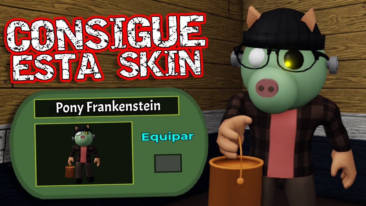 COMO TENER la SKIN PONY (Frankenstein) 😨 PIGGY: Skins Reanimated ROBLOX ...
