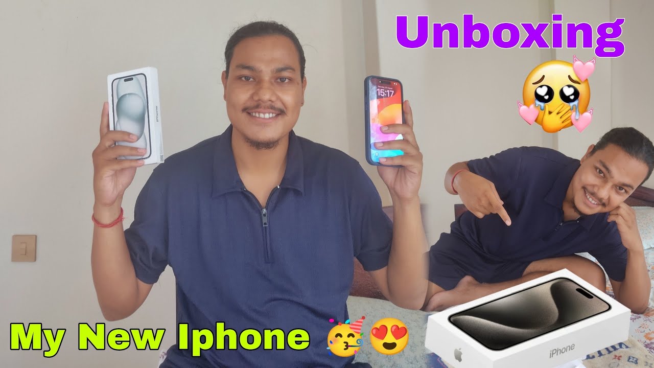 Unboxing my new iphone for the first time ️🥰||Daily vlogs ️🥰|| - YouTube