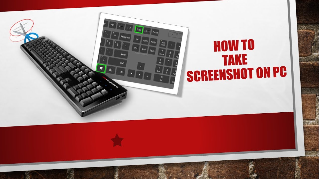 How to take screenshot in pc - YouTube