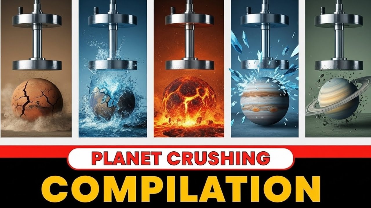Oddly Satisfying Planet Crushing ASMR | Long Compilation for Sleep ...