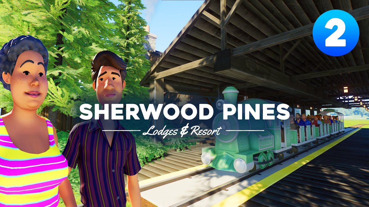 Train Station Build in Planet Coaster 2🔹 Sherwood Pines Park & Resort ...