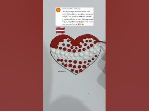 Latvia flag colours 🇱🇻 colour mixing satisfying heart #shorts #heart # ...