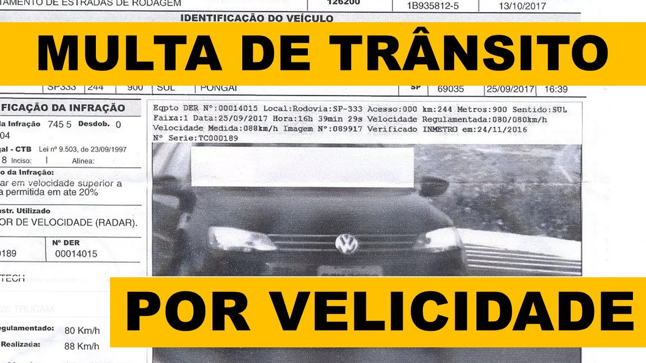 Argumentos Para Recorrer A Multa Por Excesso De Velocidade - RETOEDU